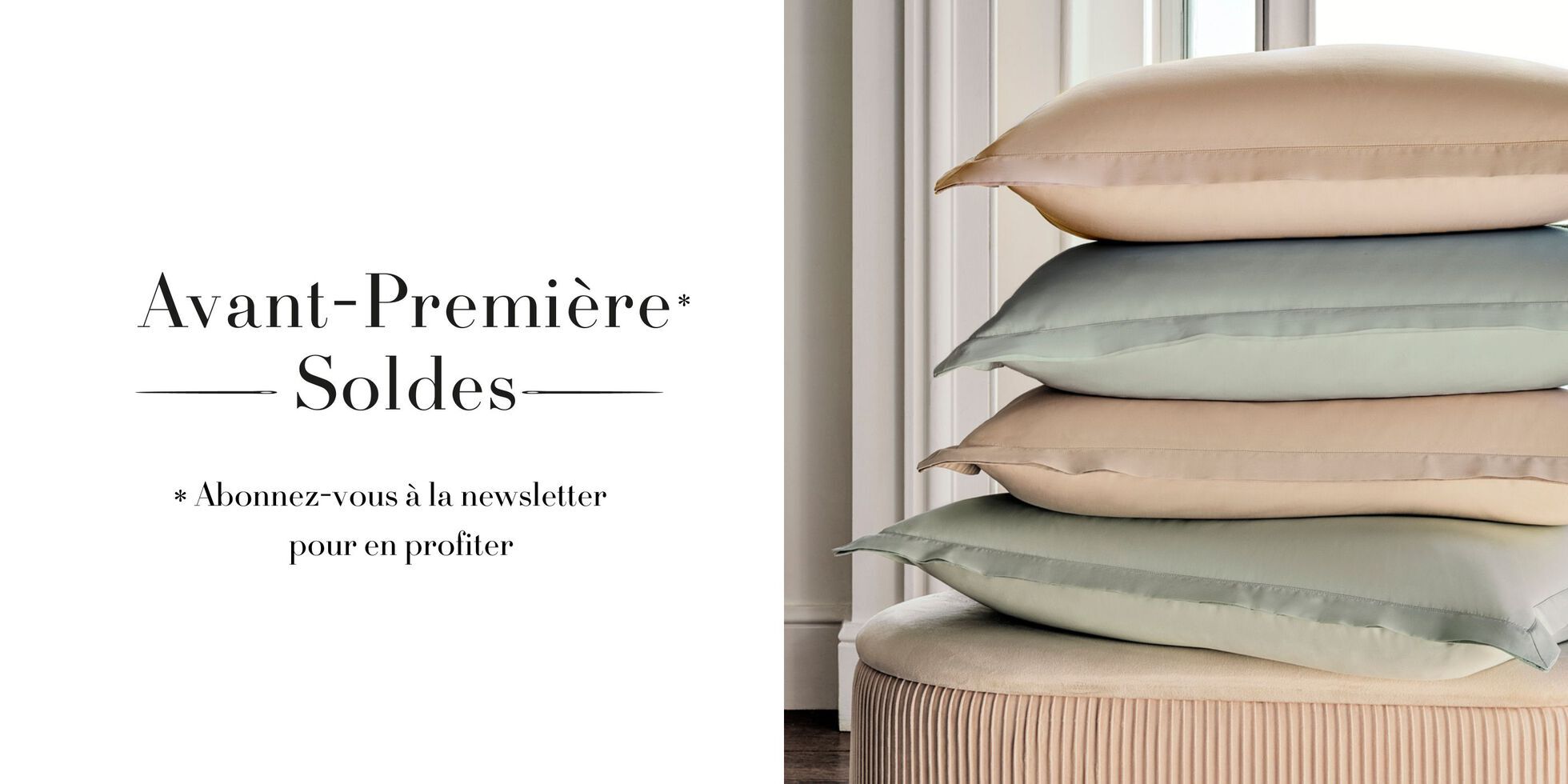 Linge de lit, bain et décoration haut de gamme - Descamps