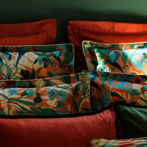 Linge de lit, bain et décoration haut de gamme - Descamps