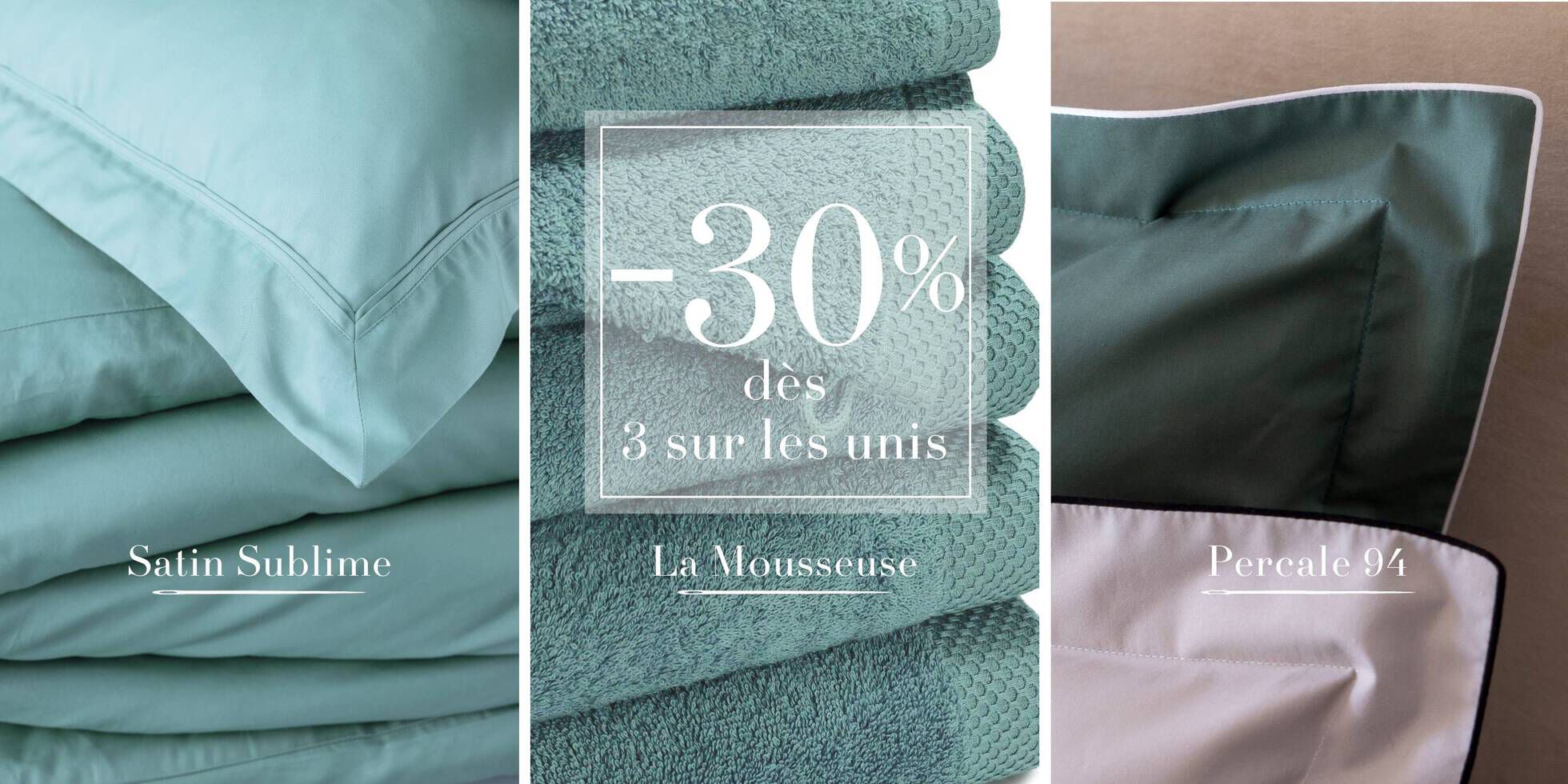 Linge de lit, bain et décoration haut de gamme - Descamps