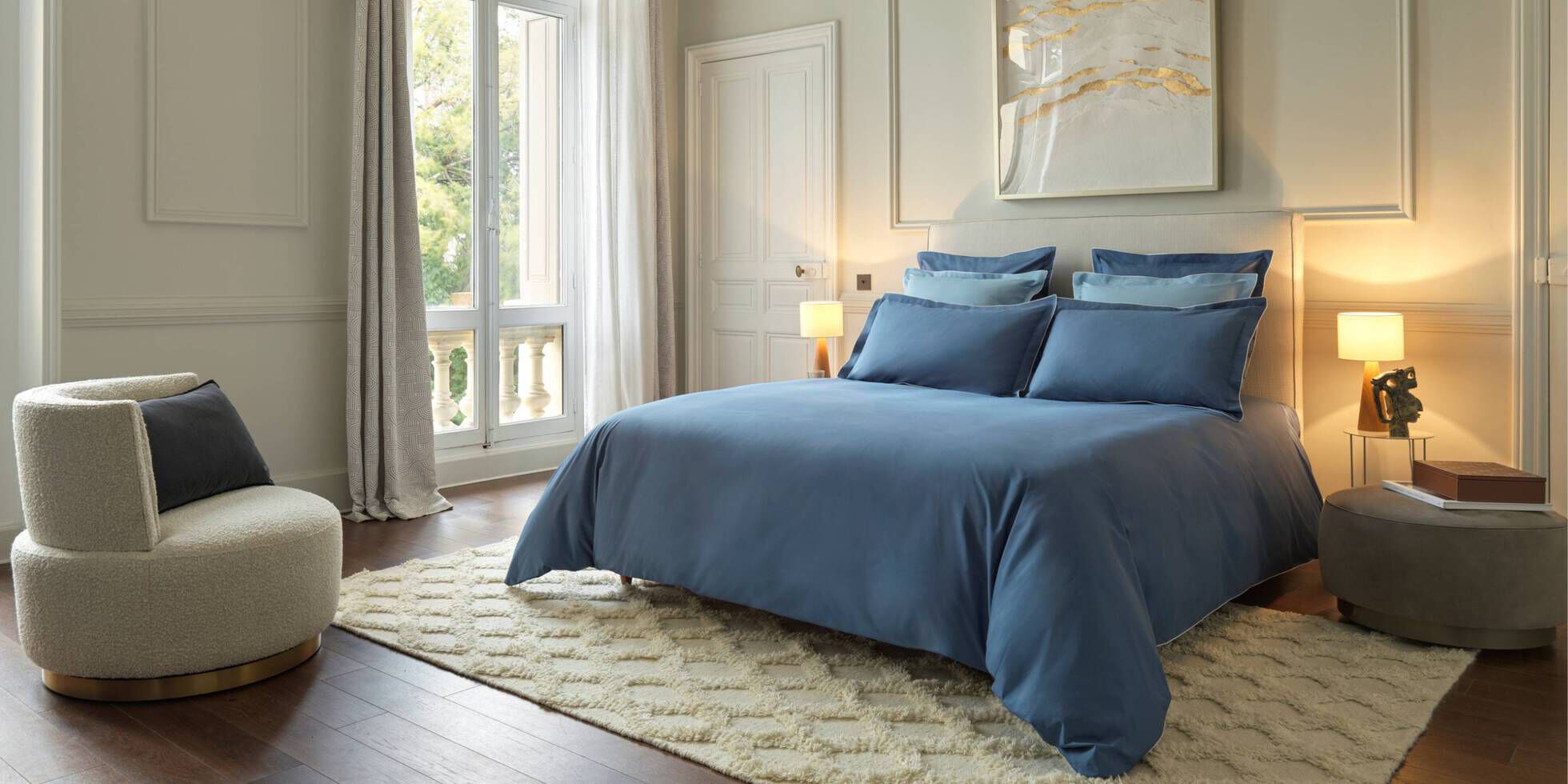 Linge de lit, bain et décoration haut de gamme - Descamps