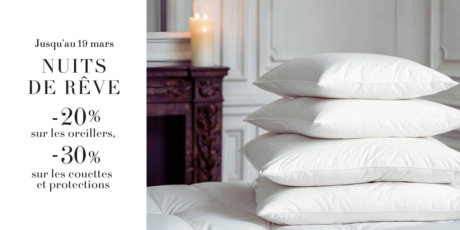 Linge de lit, bain et décoration haut de gamme - Descamps