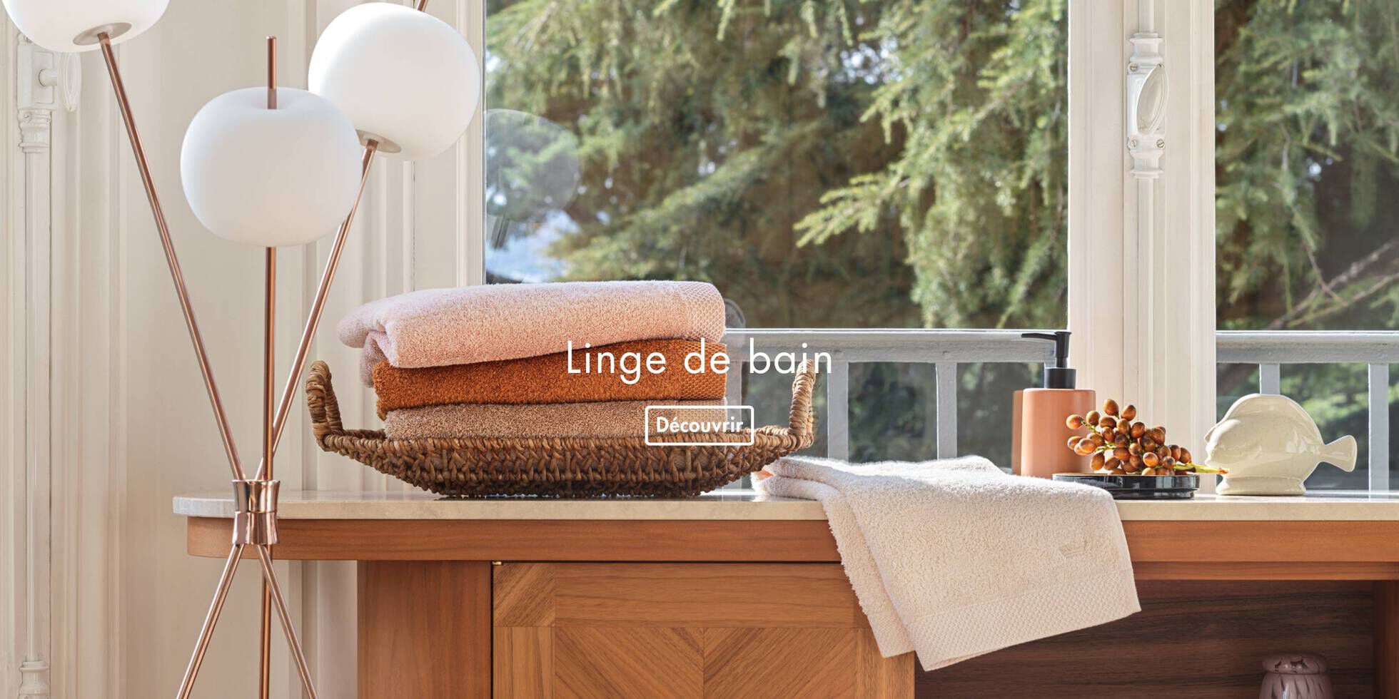 Linge de lit, bain et décoration haut de gamme - Descamps