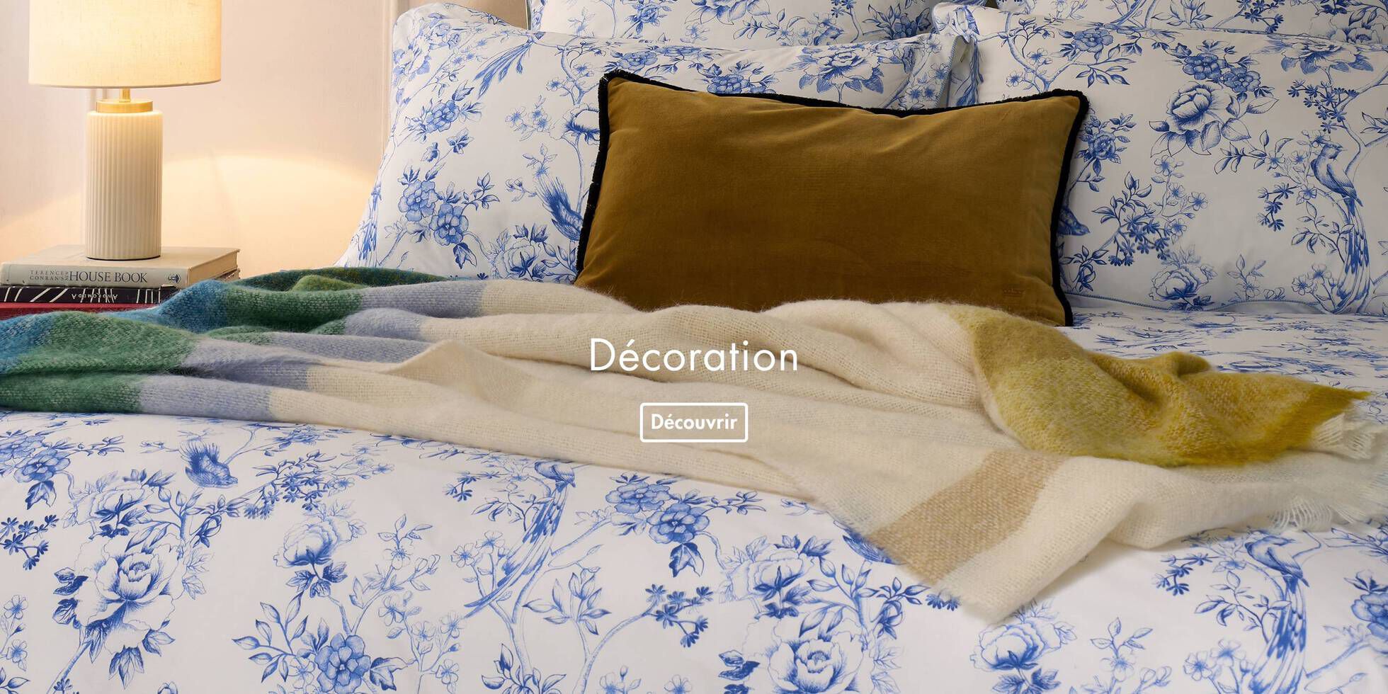 Linge de lit, bain et décoration haut de gamme - Descamps